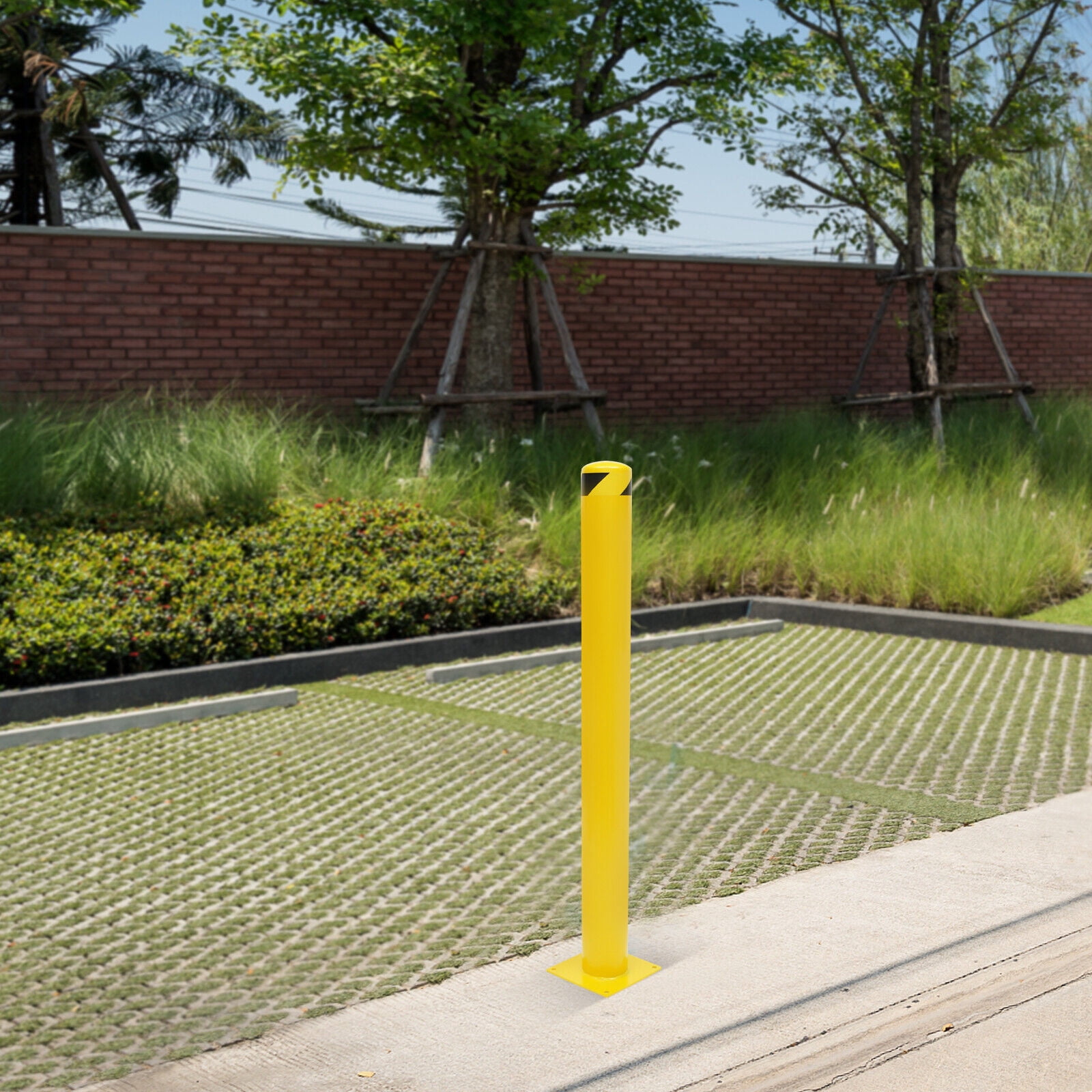 Safety Bollard 48-4.5 Safety Barrier Bollard 4-1/2" OD 48" Height ...