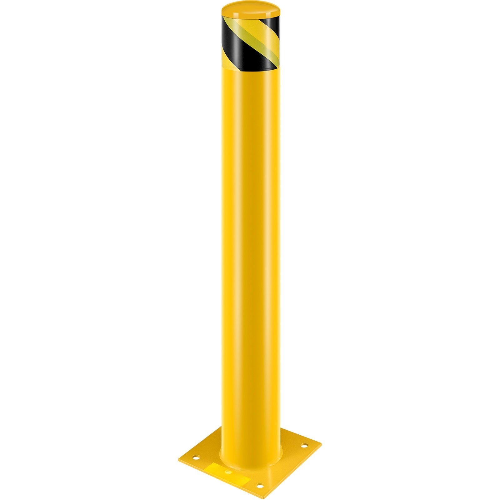 Safety Bollard Safety Barrier Bollard 4-1/2" OD 36" Height Yellow ...