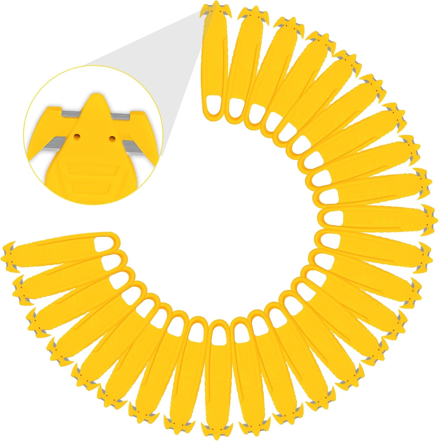 Safety Box Cutter Knife of Recessed Concealed Stainless Steel Blade ...