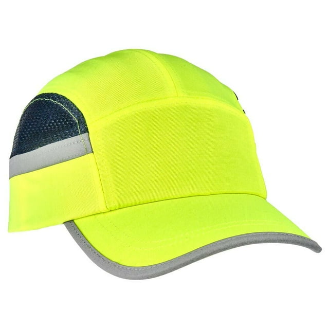 Safety Bump Cap, Baseball Cap Style, Lightweight, Lime, SAFEGEAR ...