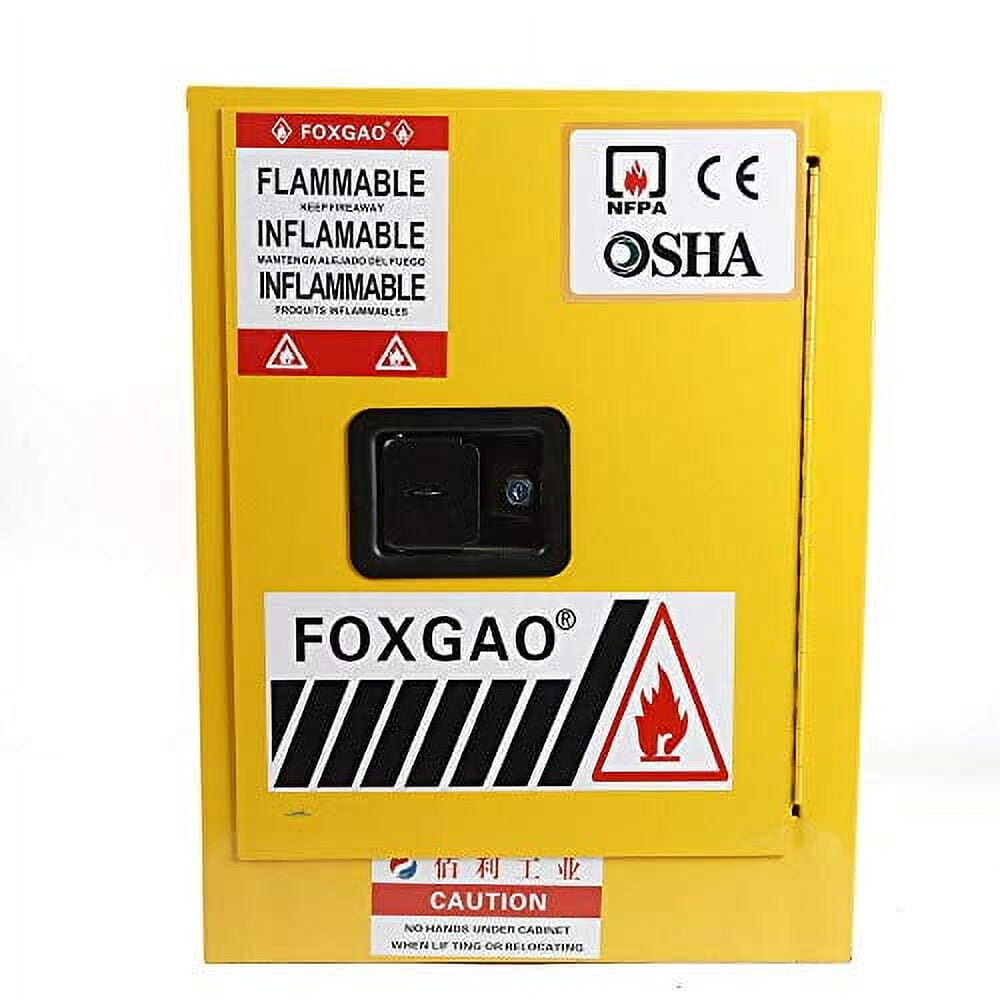 Safety Cabinet for Flammable Liquids Flammable Storage Cabinet 1 Door ...