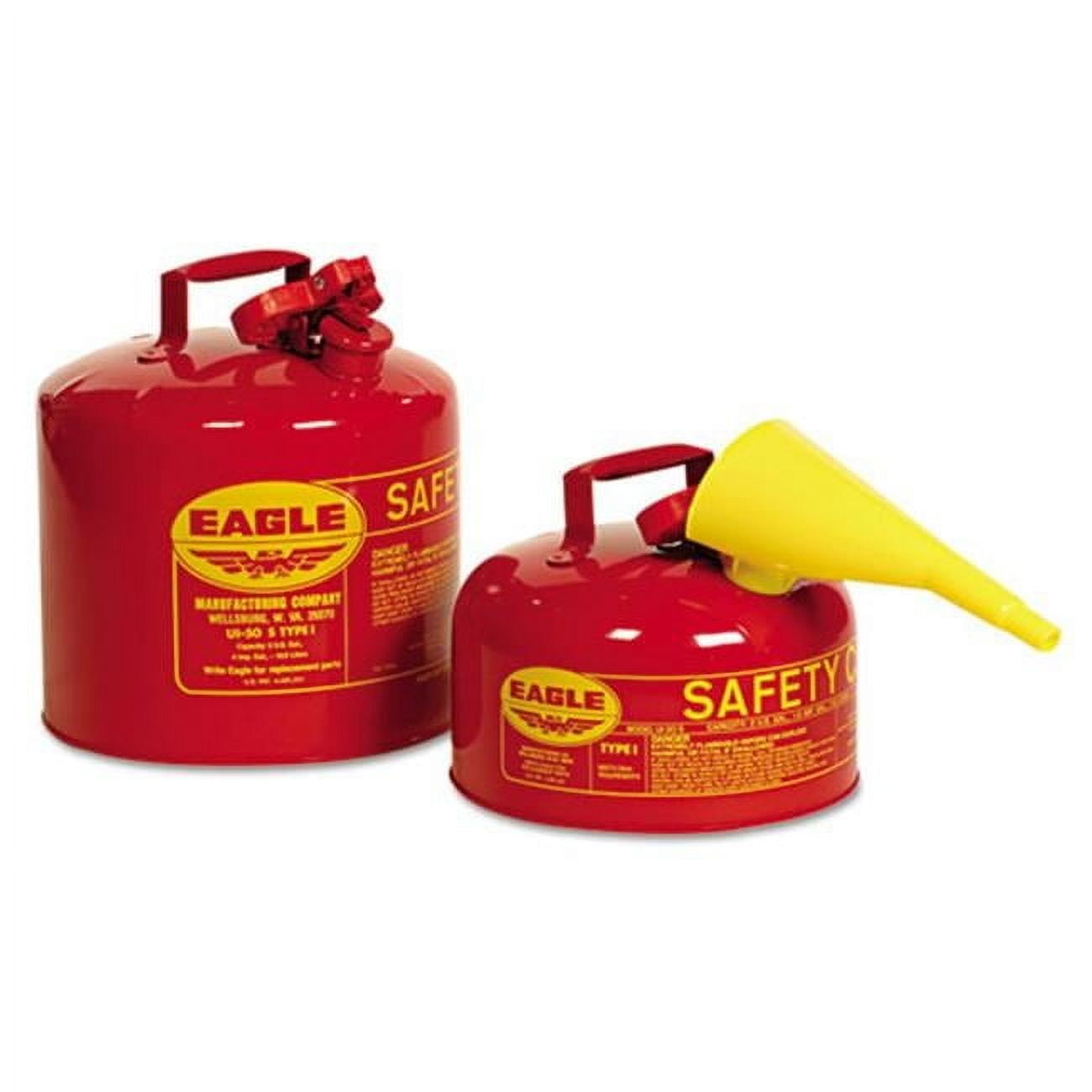 Safety Can - Type I - 2 Gallon - Red - With F-15 Funnel - Walmart.com