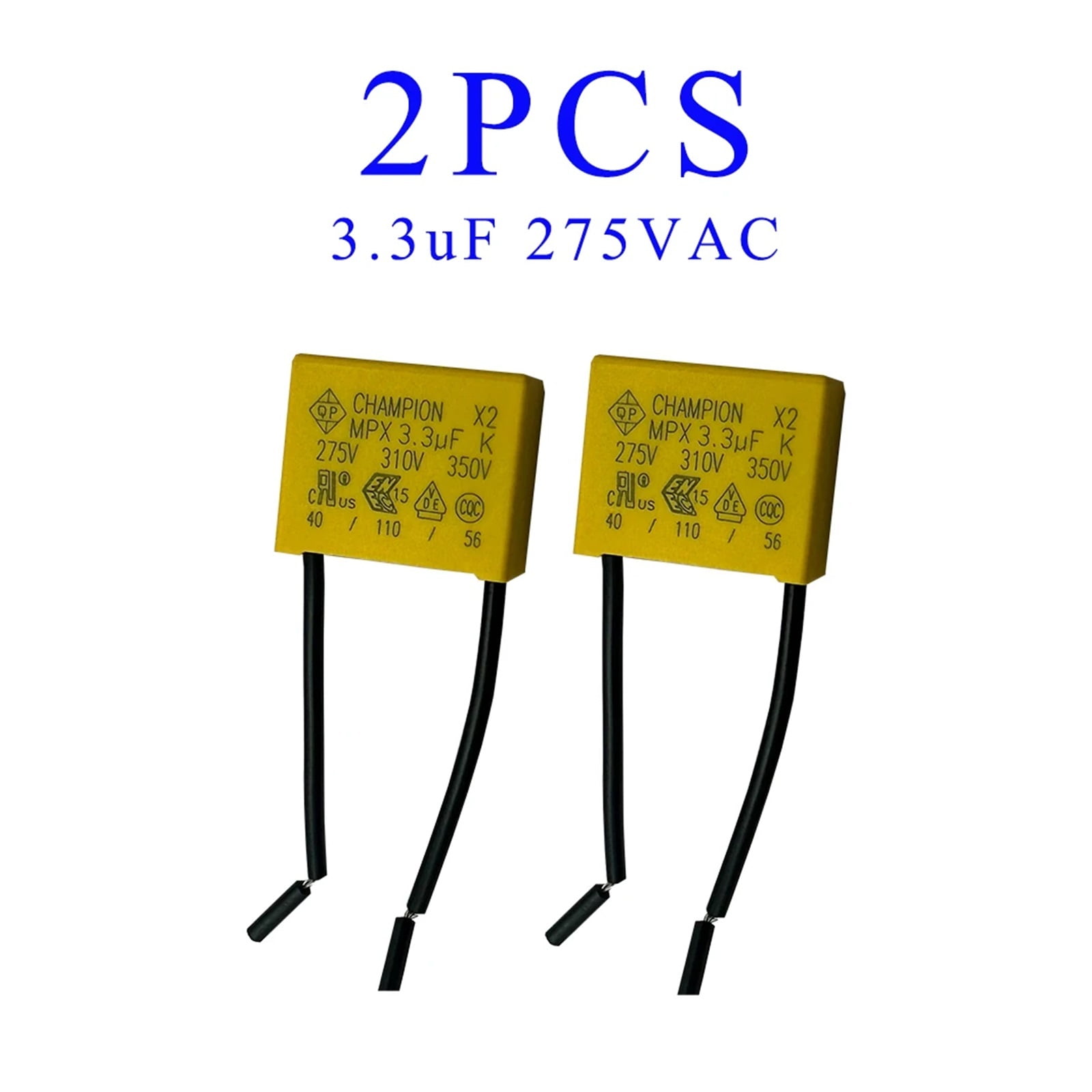 Safety Capacitor 275VAC2.2UF Polypropylene Film Capacitor,Suitable For ...