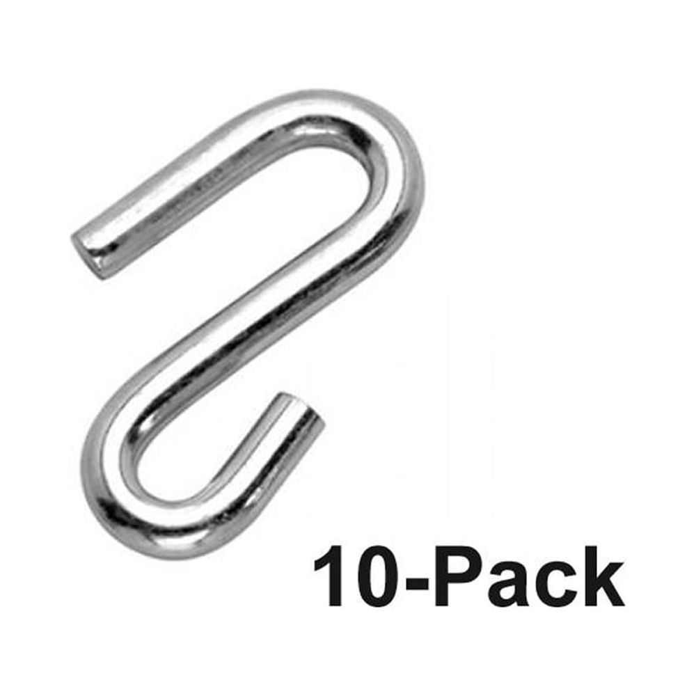 Safety Chain S-Hook - 3/8" - 10-Pack - Walmart.com