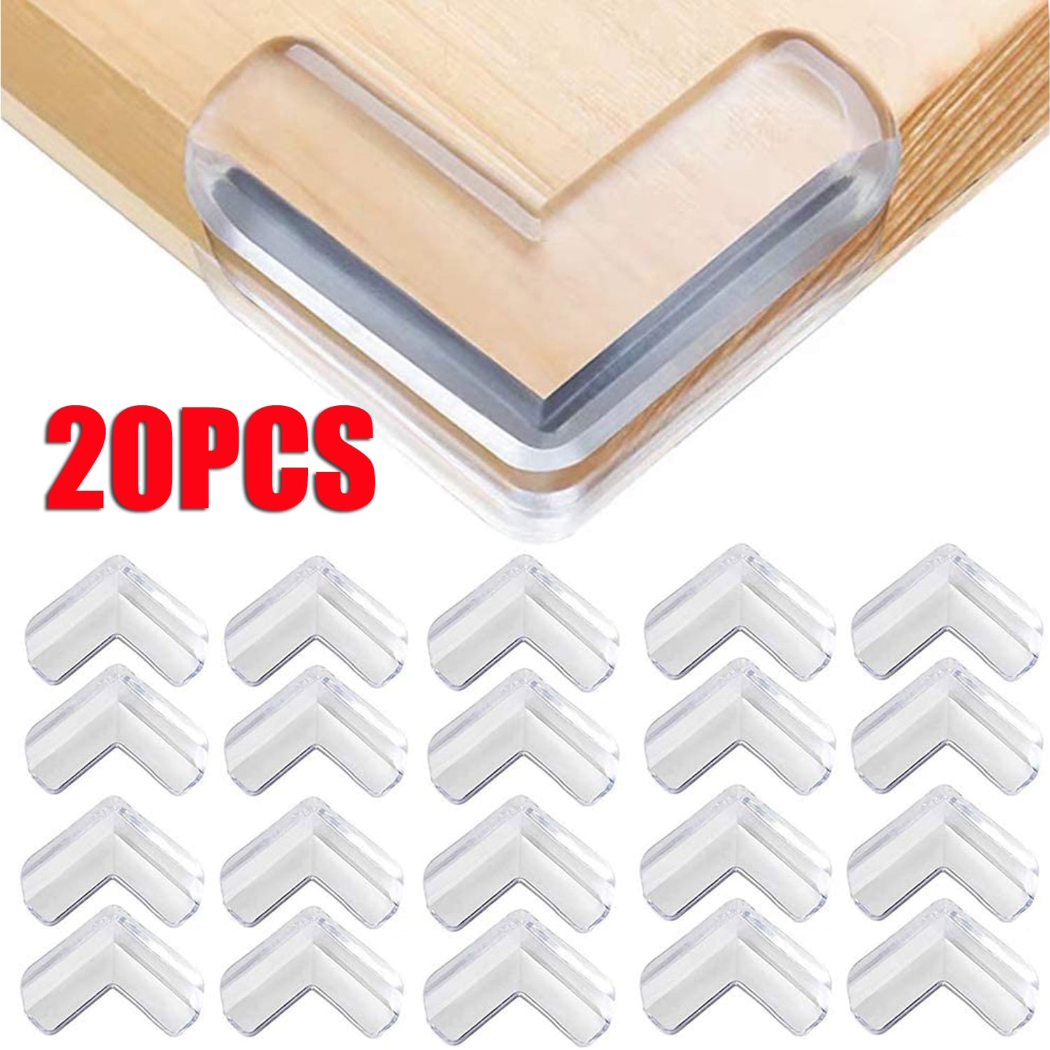 Safety Corner Protectors Guards, 20Pcs Baby Proofing Safety Corner ...