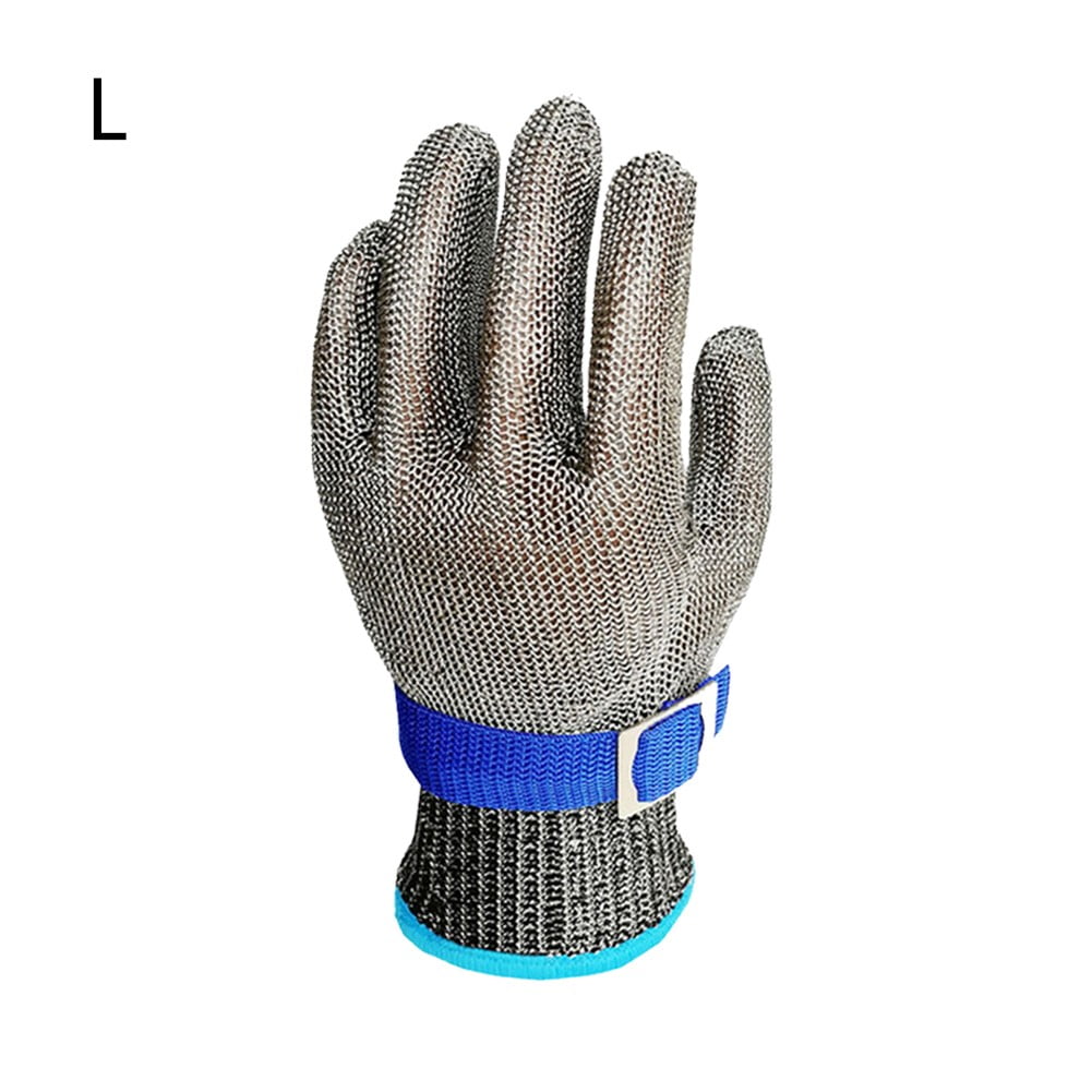 Safety Cut Proof Stab Resistant Glove Steel Wire Metal Mesh Butcher Gloves - Walmart.com