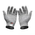 Safety Cut-Resistant Gloves Anti Cut Proof Grey Anti-Cut Level Work ...