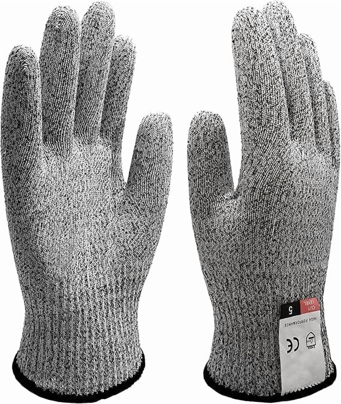 Safety Cut Resistant Gloves, Food Grade Level 5 Protection Kitchen ...