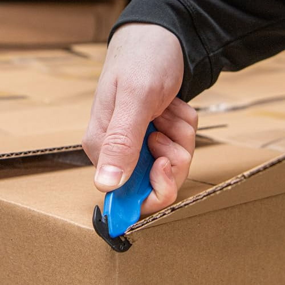 Safety Cutter, Carbon Steel Blade Box Cutter, Cuts Boxes, Film, Tape ...
