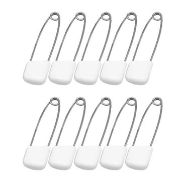 24 Pc Baby Diaper Pins Safety Pin Lock Cloth Changing Locking Clip ...