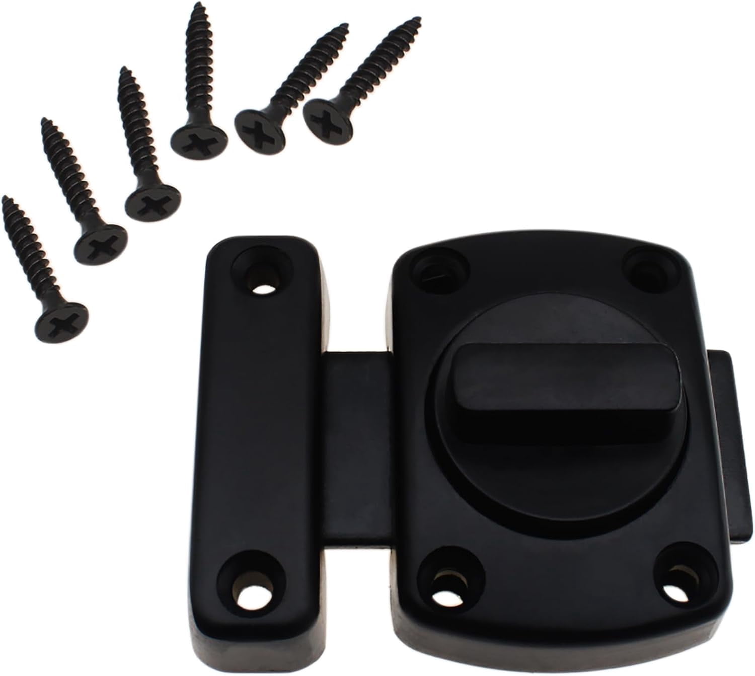 Safety Door Lock Black Anti-Prying Rotate French Door Lock Zinc Alloy ...