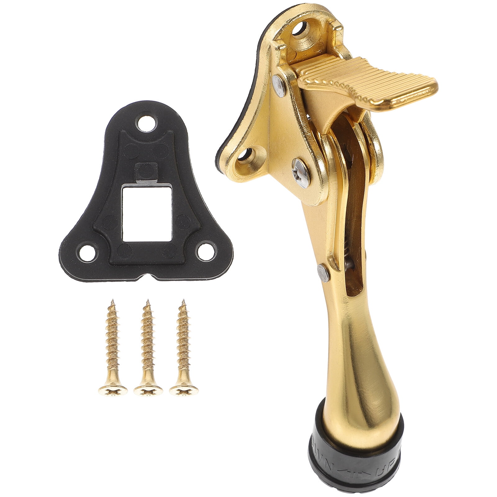 Safety Door Stopper Kick Down and Flipping Down Door Stops Wall ...