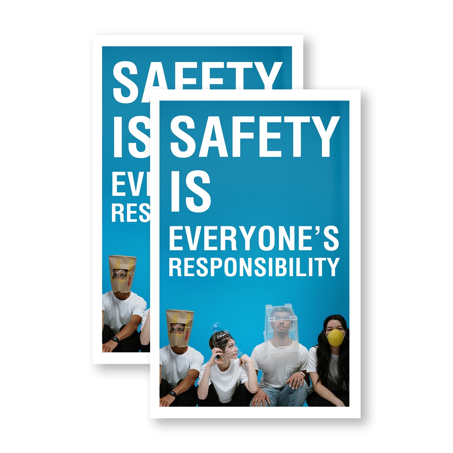 Safety Is Everyone's Responsibility (2-Pack) 24" x 36" Vinyl Decals ...