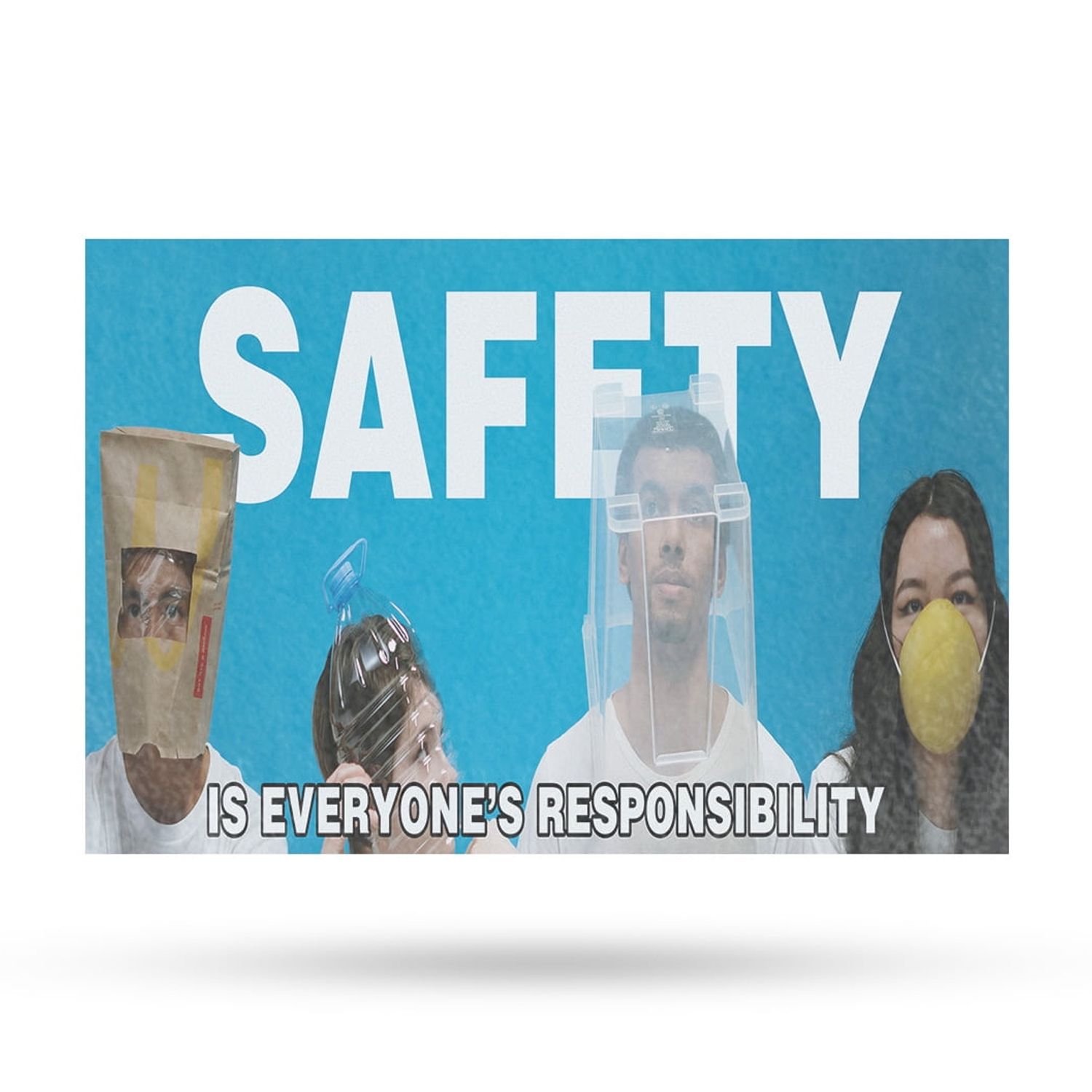 Safety Is Everyone's Responsibility Vinyl Decal 12 Inch x 16 Inch ...