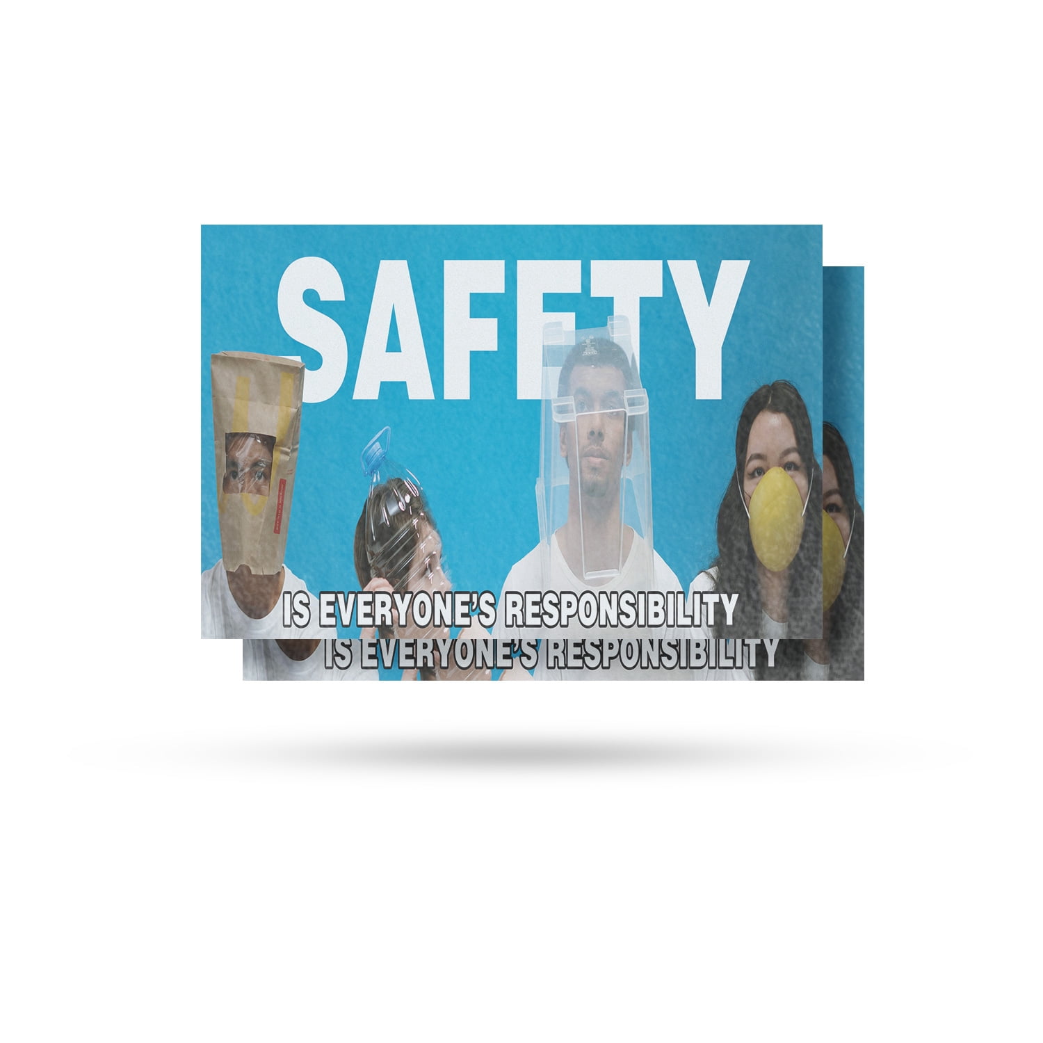Safety Is Everyone's Responsibility Vinyl Decal 2 Pack of 18 Inch x 24 ...