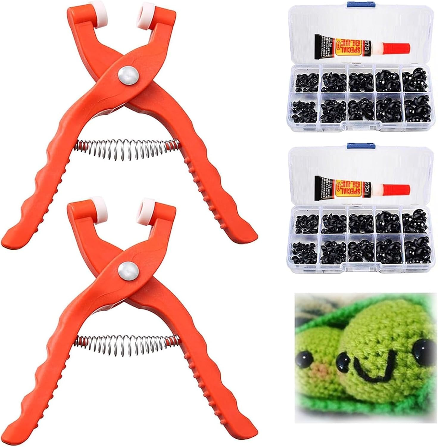 Safety Eye Pliers Safety Eye Snapper Tool Auxiliary Tool for Attaching ...