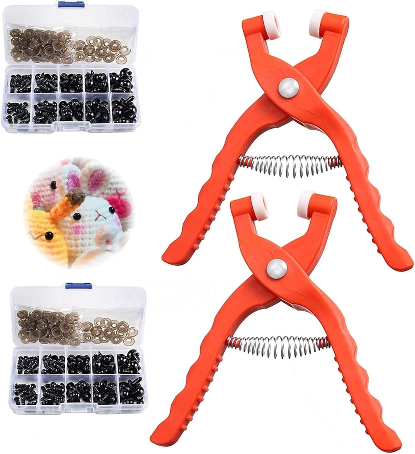 Safety Eye Tool, Auxiliary Tool for Attaching for Crocheting Eyes ...