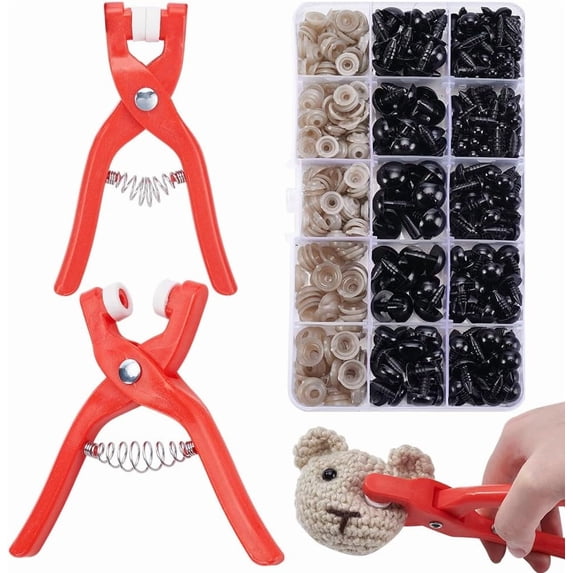 Safety Eye Tool Crochet Tools 230Pcs Crochet Safety Eye Craft Eyes ...