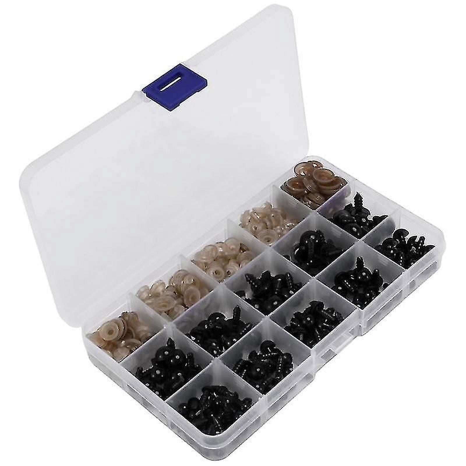 Safety Eyes with Washers, 150Pcs Small Doll Eyes Craft Toy Eyes Teddy ...