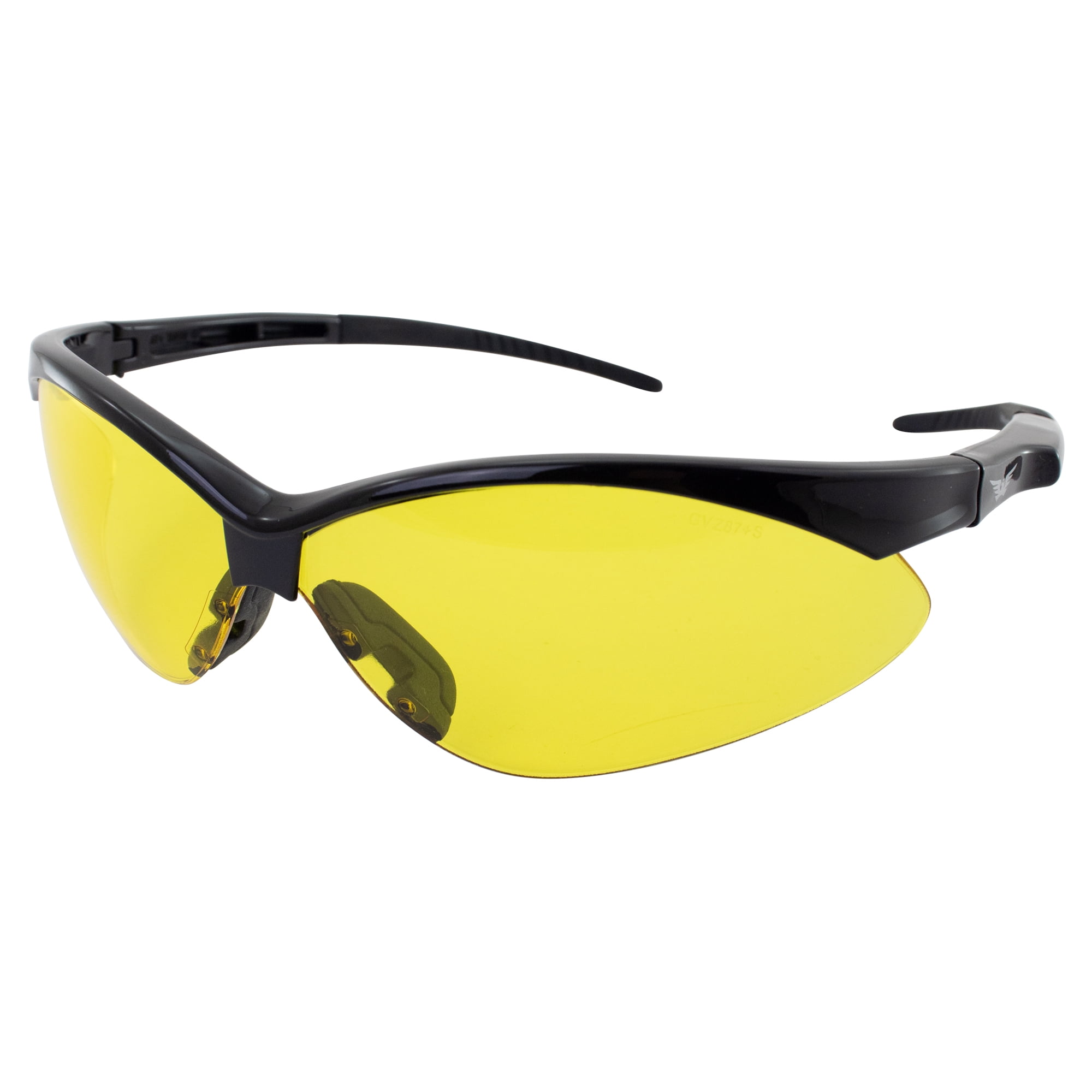 Safety Fast Safety Glasses With Freddie Yellow Tint Lens - Walmart.com