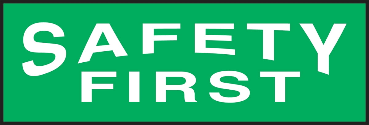 Safety First Safety Label Sign,Acrylic Sign Safety Informative Sign ...