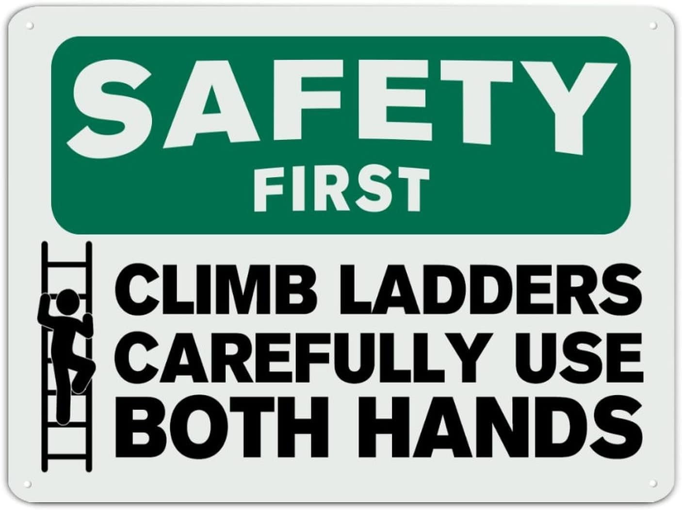 Safety First Use Proper Lifting Techniques Metal Sign Warning Metal Tin Sign Notice Attention ...