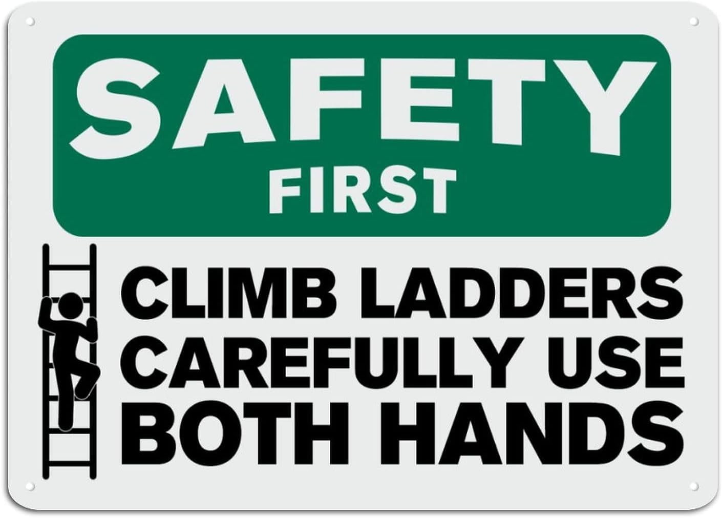 Safety First Use Proper Lifting Techniques Metal Sign Warning Metal Tin ...