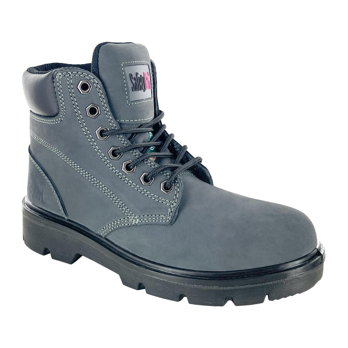 Safety Girl Women's Somerset Gray 6" Waterproof EH PR Steel Toe Boots ...