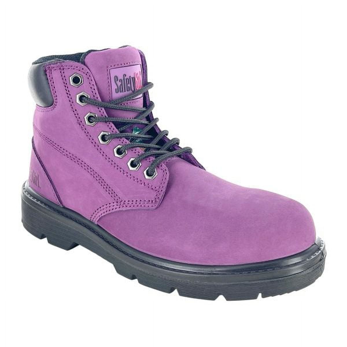 Safety Girl Women's Somerset Purple 6" Waterproof EH PR Steel Toe Boots ...