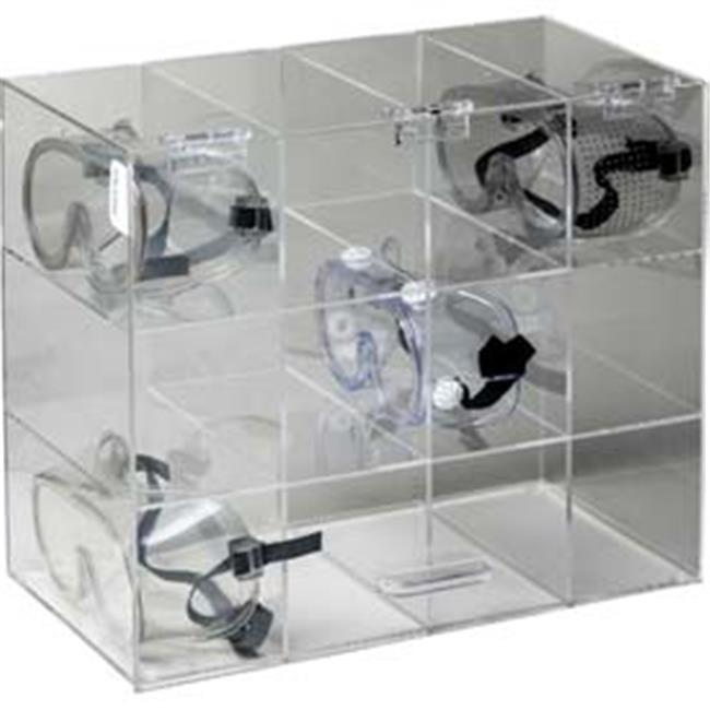 Safety Glass Holder with Door, Holds 12 Glasses, 7.75 in. - Walmart.com