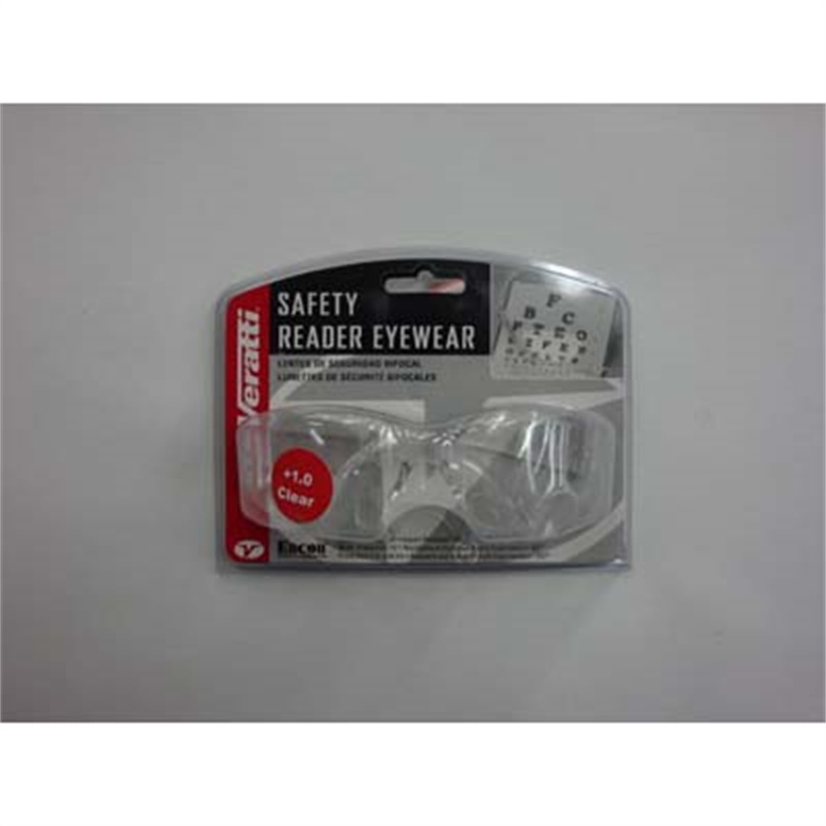 Safety Glasses Veratti 2000 Clear +1. - Walmart.com