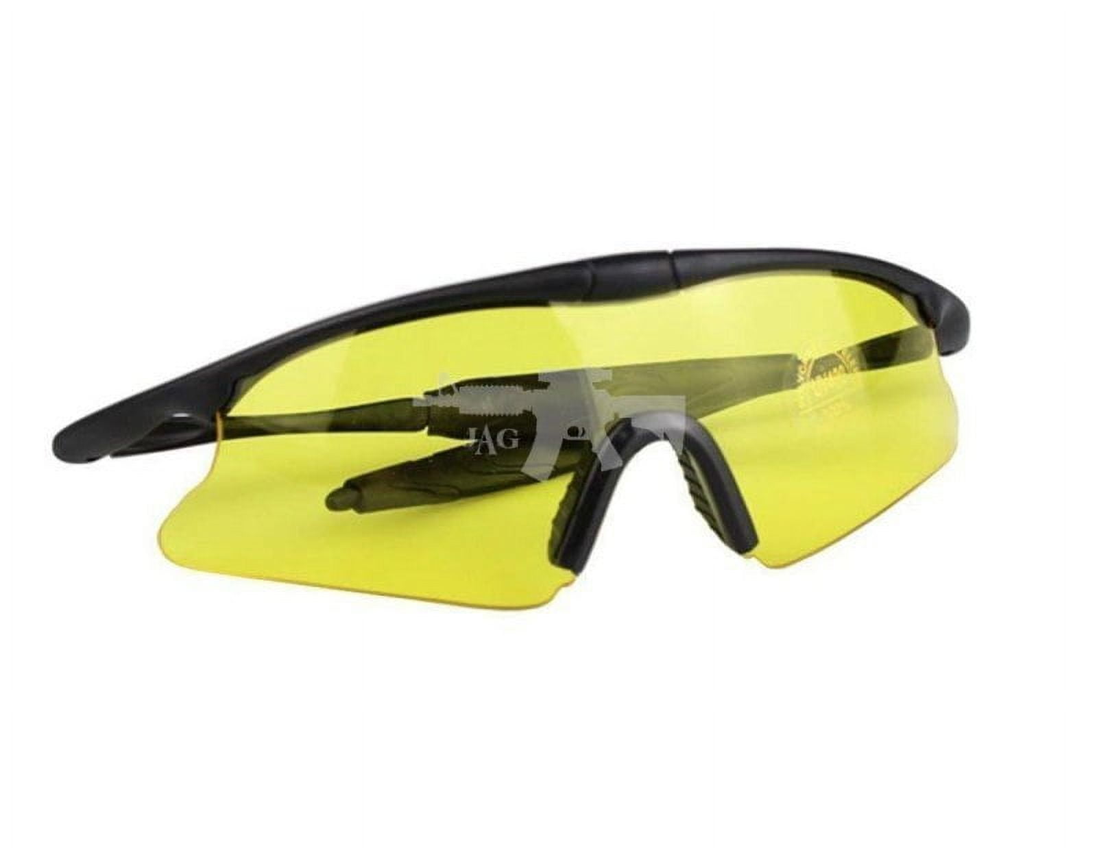 Safety Goggles Eye Protective Stylish Glasses - Yellow - Walmart.com