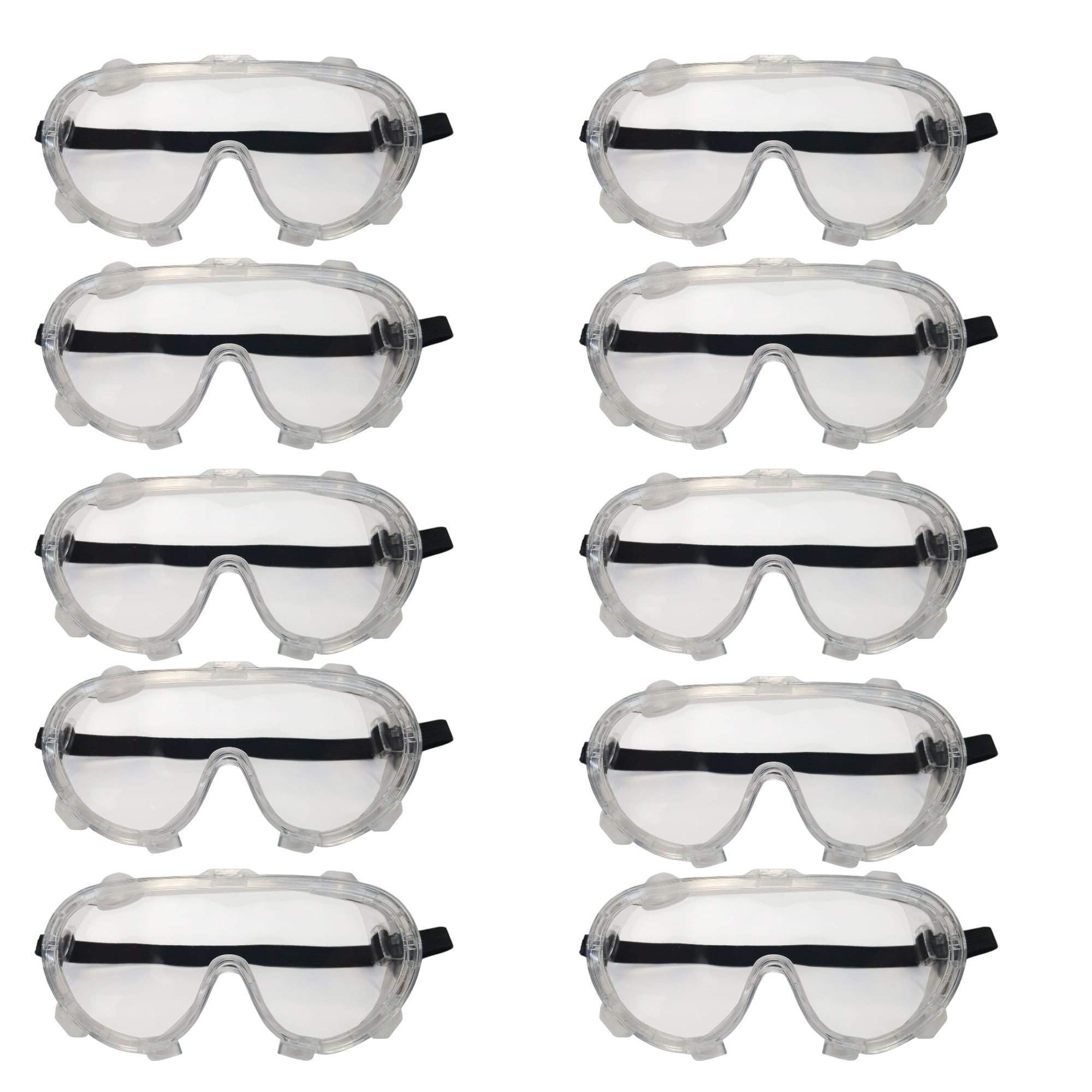 Safety Goggles with Indirect Vents. Pack of 10 - Walmart.com