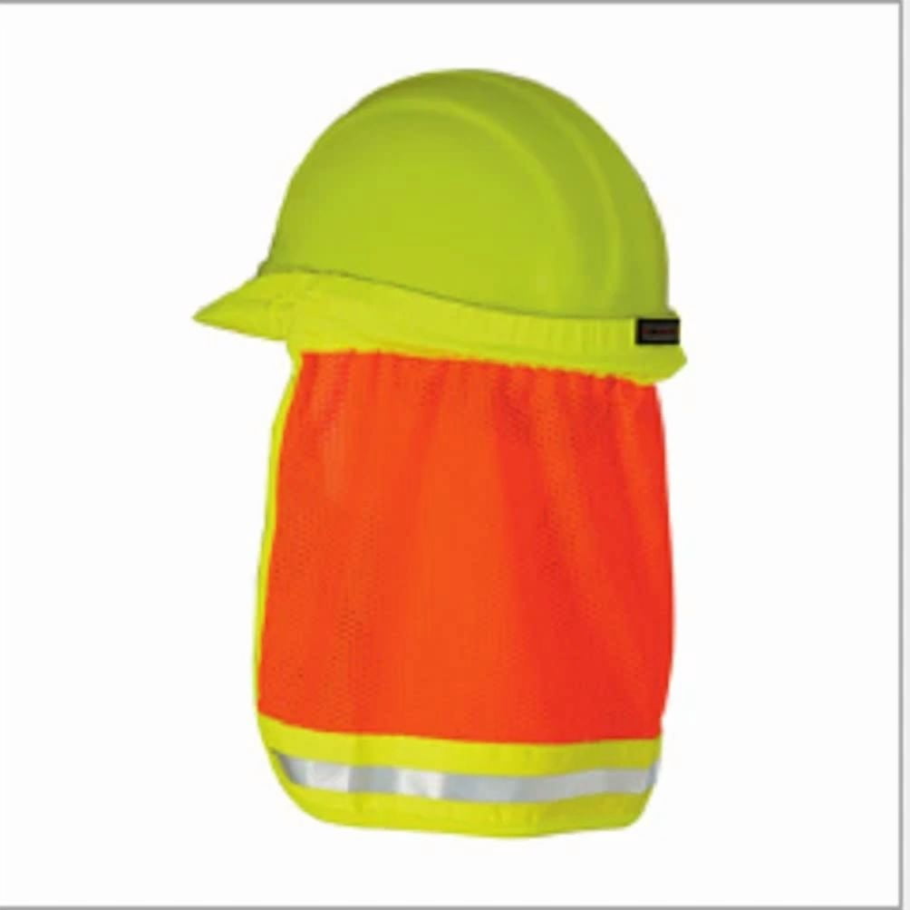 Safety Hard Hat Reflective Stripe Neck Shield Cap Sun Shade Protective ...