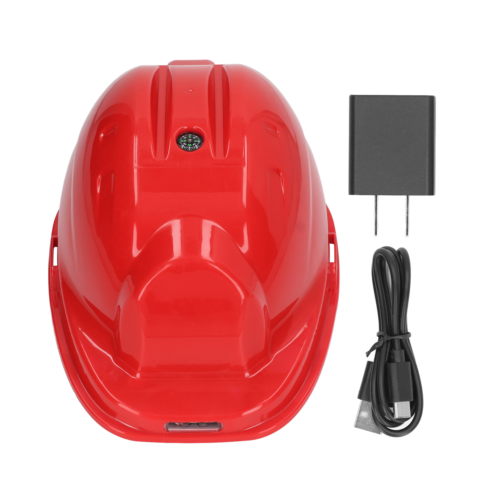 Safety Helmet Cooling Solar Fan USB Output Port Shading Hat US Plug 100 ...