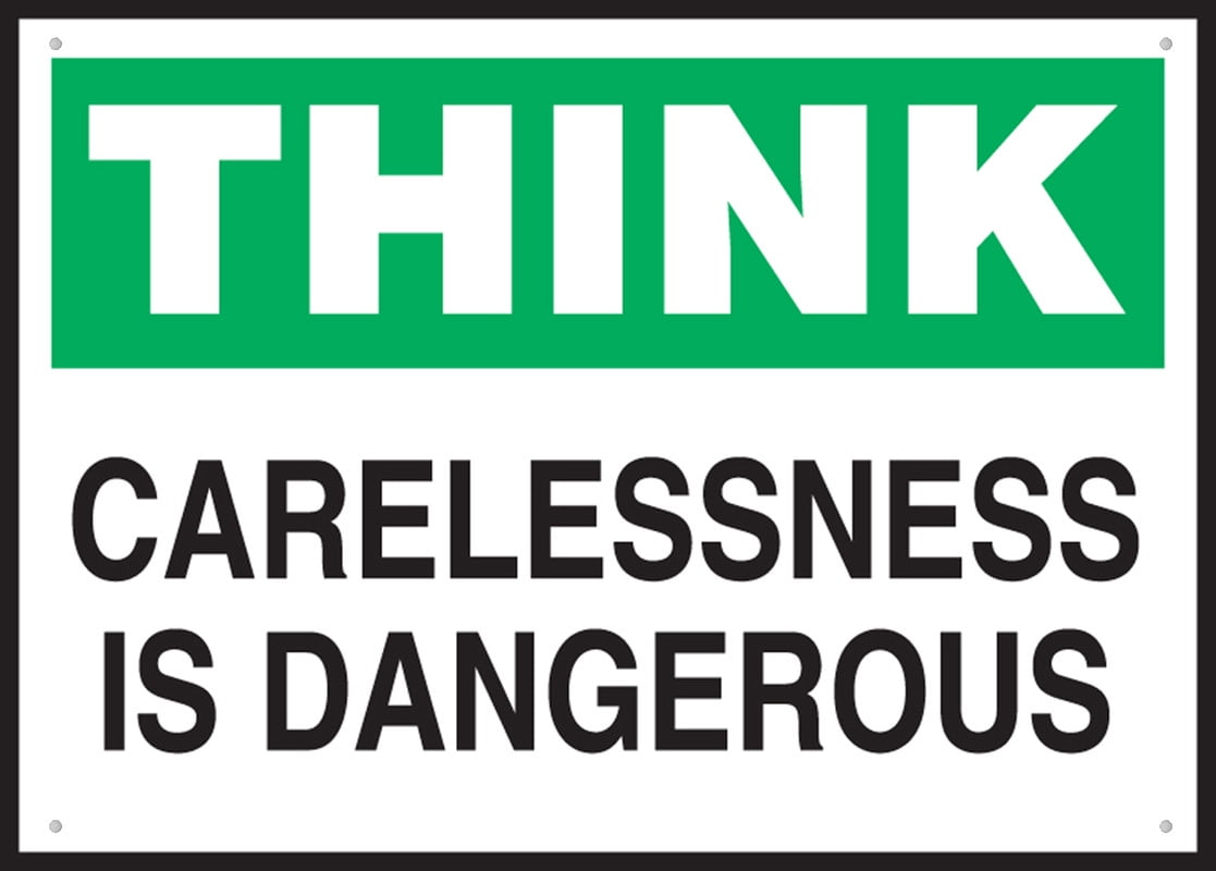 Safety Incentive Labels 8X12 Inch Rust Free Aluminum Easy To Read ...