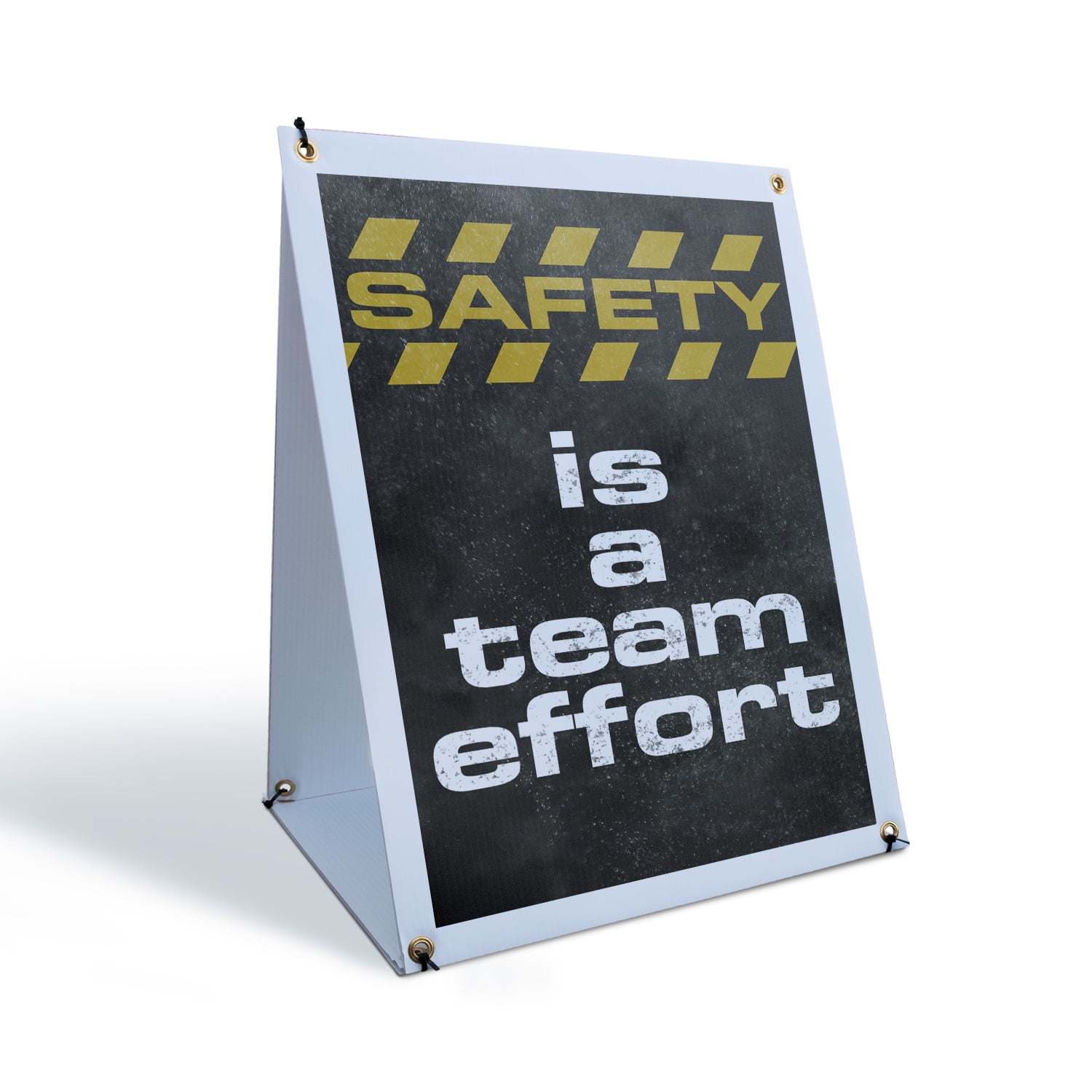 Safety Is a Team Effort Sidewalk Sign 24 Inch x 36 Inch A-Frame Images ...