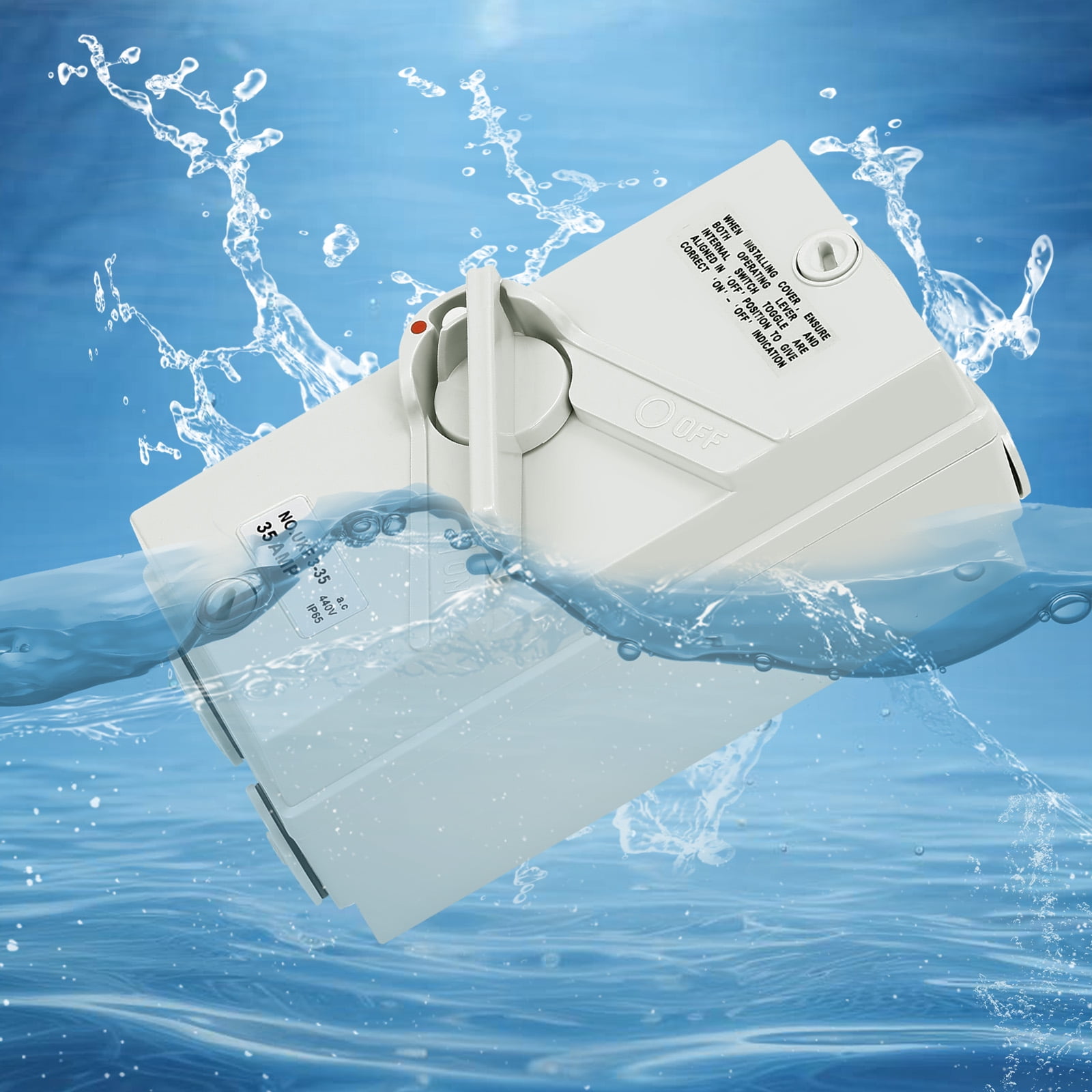 Safety Isolation Switch, White Isolation Switch, 3 Pole Safety ...