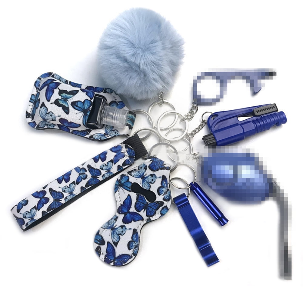 Safety Keychain Set for Women and Kids, 10 Pcs Safety Keychain ...