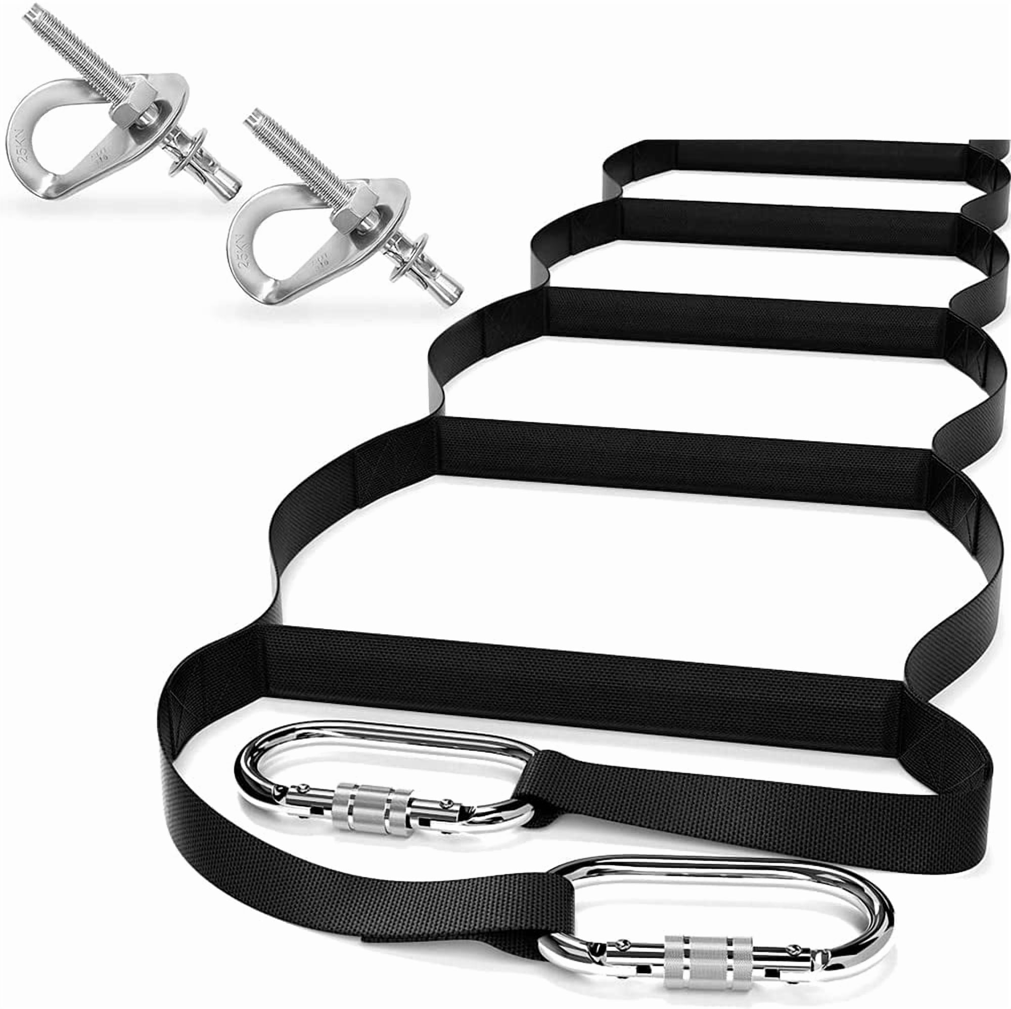 Safety Ladder for 3 Story with Anchor Bolt Hanger 24 ft | Webbing ...