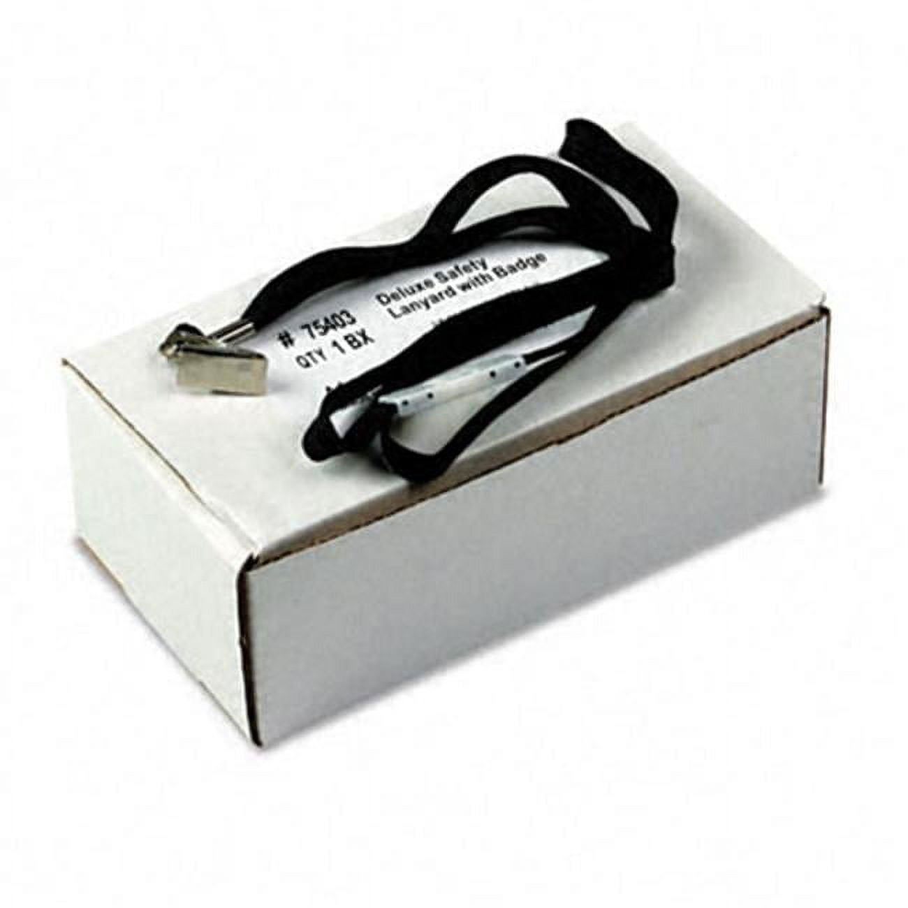 Safety Lanyard for ID Cards/Badges Clip Style 36 Black 24 per Box ...