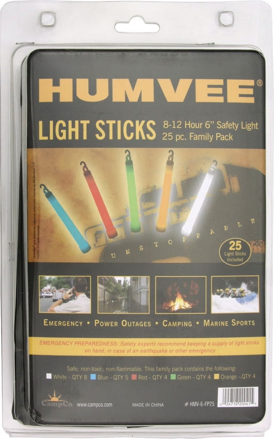Safety Light Sticks 25 Pack - Walmart.com