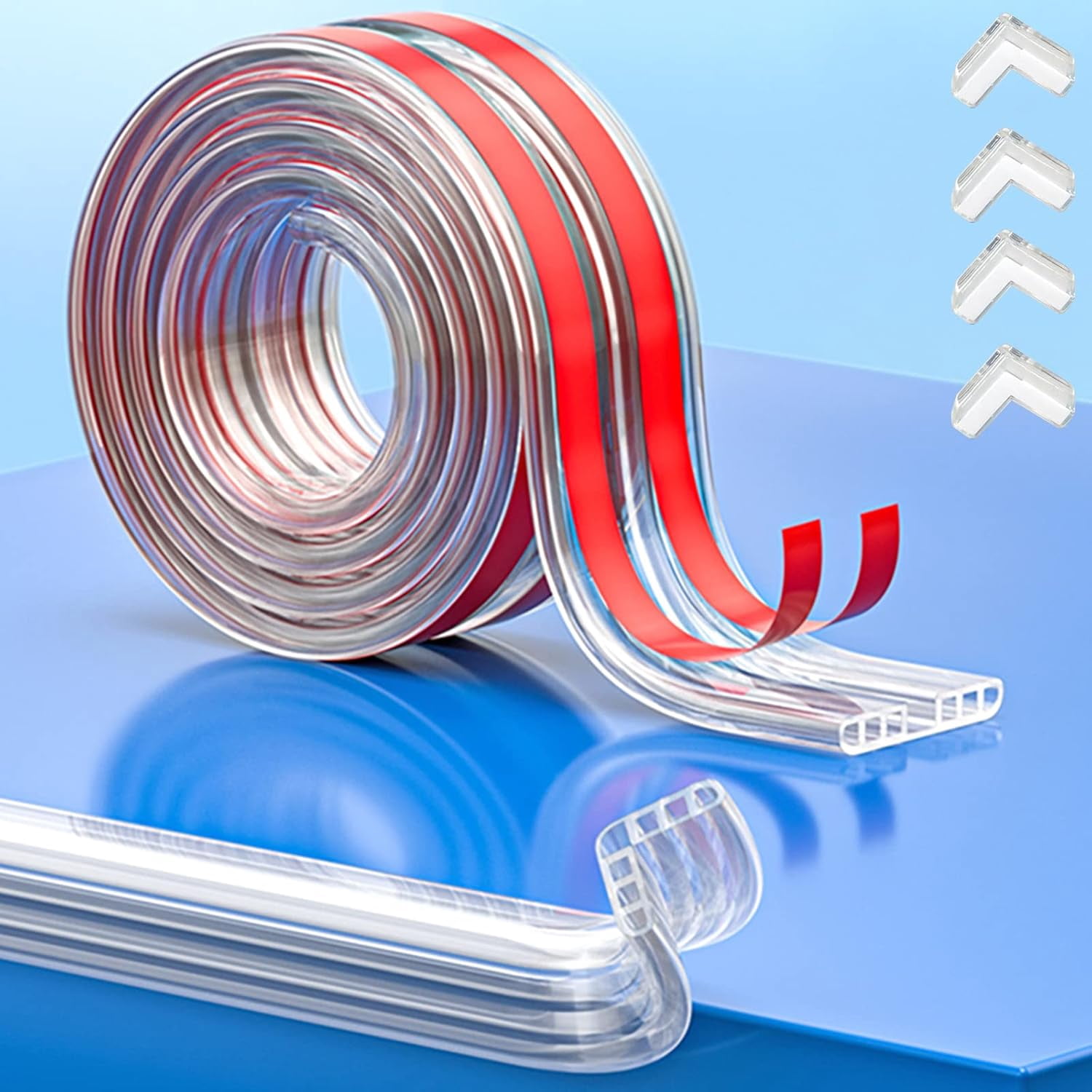 Safety Material Edge Guard, Self Adhesive Trim Ensuring Flexible Design ...