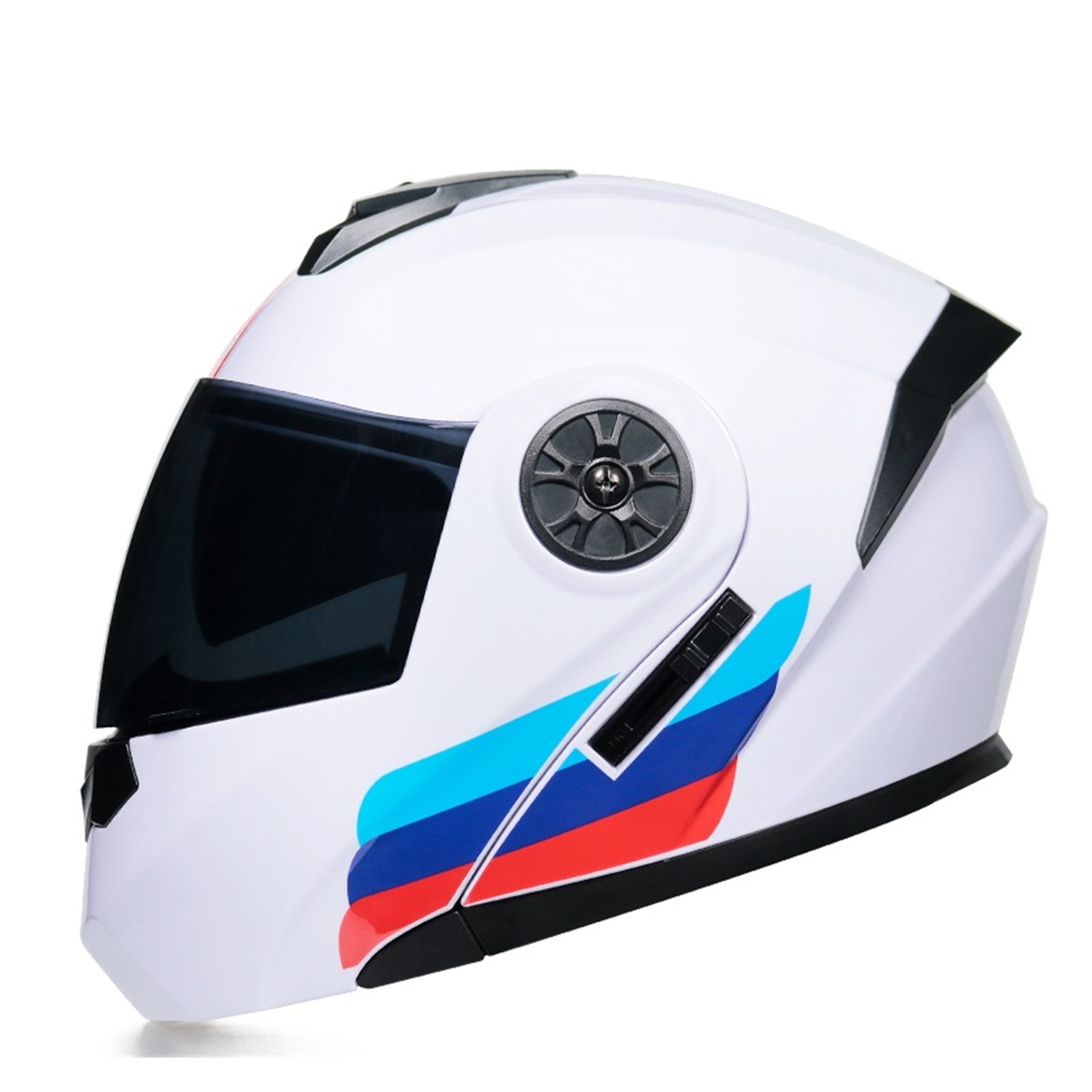 Safety Modular Flip Motorcycle Helmet Racing Dual Lens Helmet Interior ...
