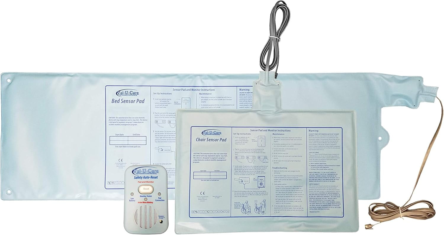 Safety Monitor with Bed exit pad and Chair exit pad - Know When They ...