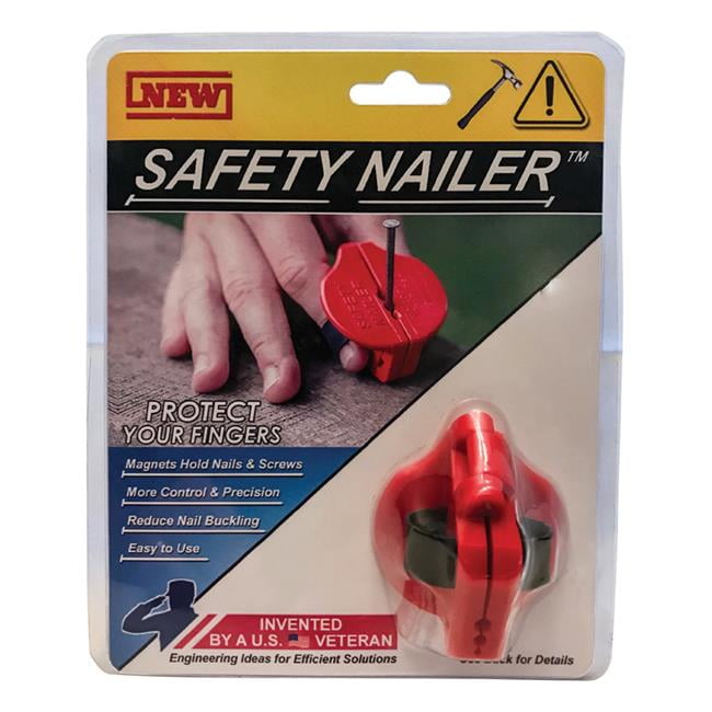 Safety Nailer 2896850 2 in. ABS Plastic Nail Starter - Red - Walmart.com