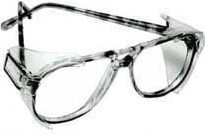 Safety Optical Service Clear Safety Glasses Side Shields White, Pair of ...