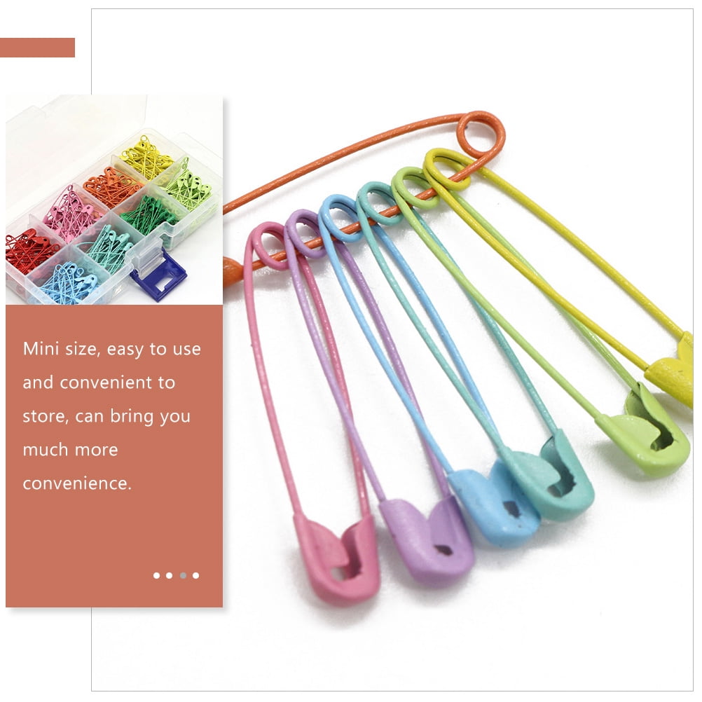 WRISTBIQUE clothes safety pin Safety Pin Assorted Color 240 Pcs ...
