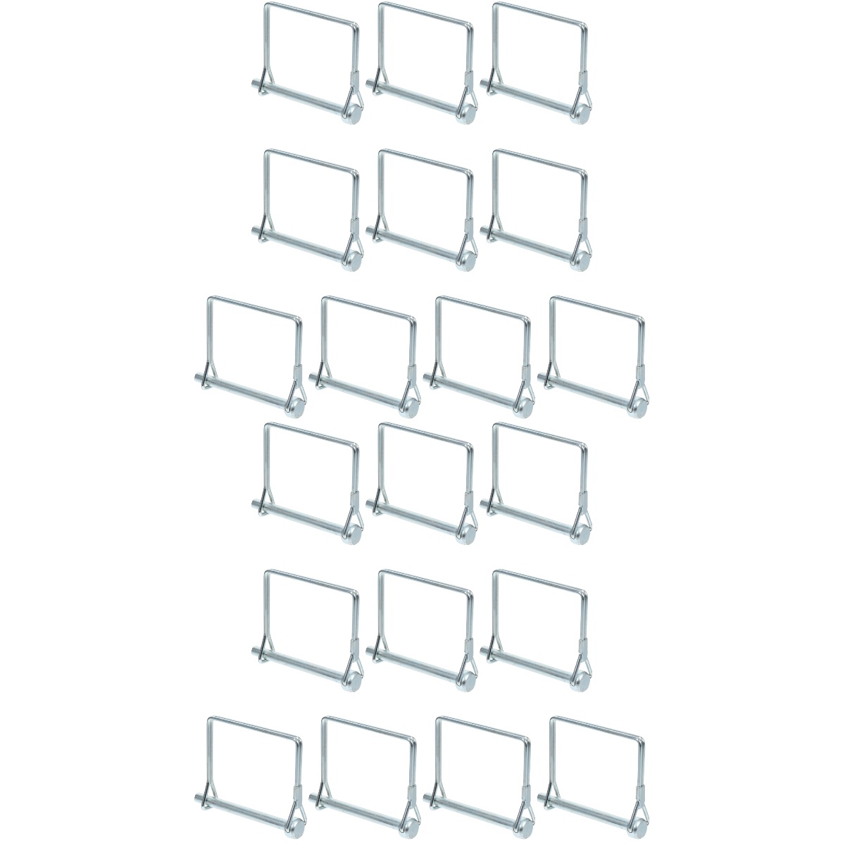 Safety Pin Small Wire Lock Shaft Locking Hitch 20 Pcs Square Connection ...