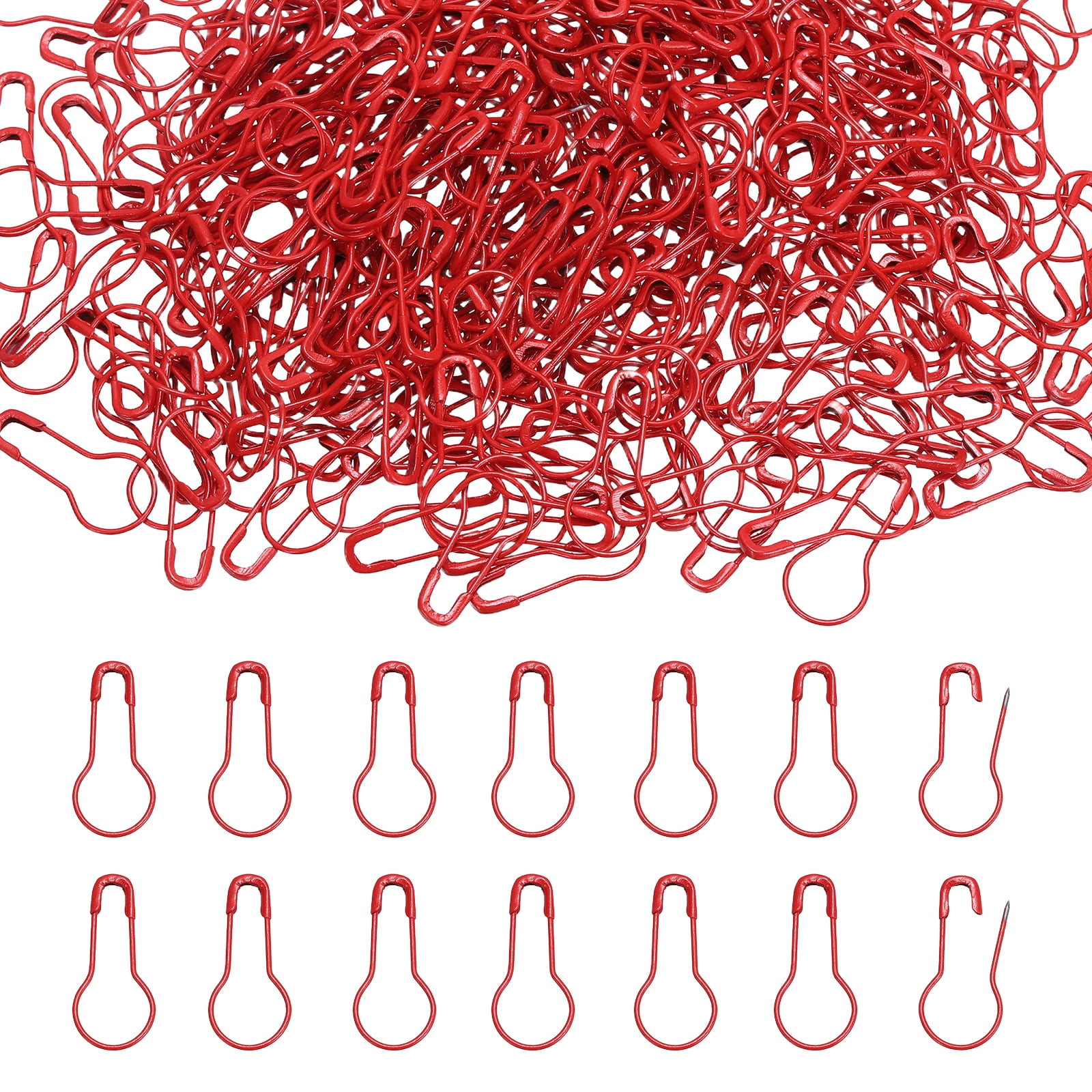 Safety Pins, 500Pcs Metal Bulb Safety Pins Stitch Markers Knitting Pin ...